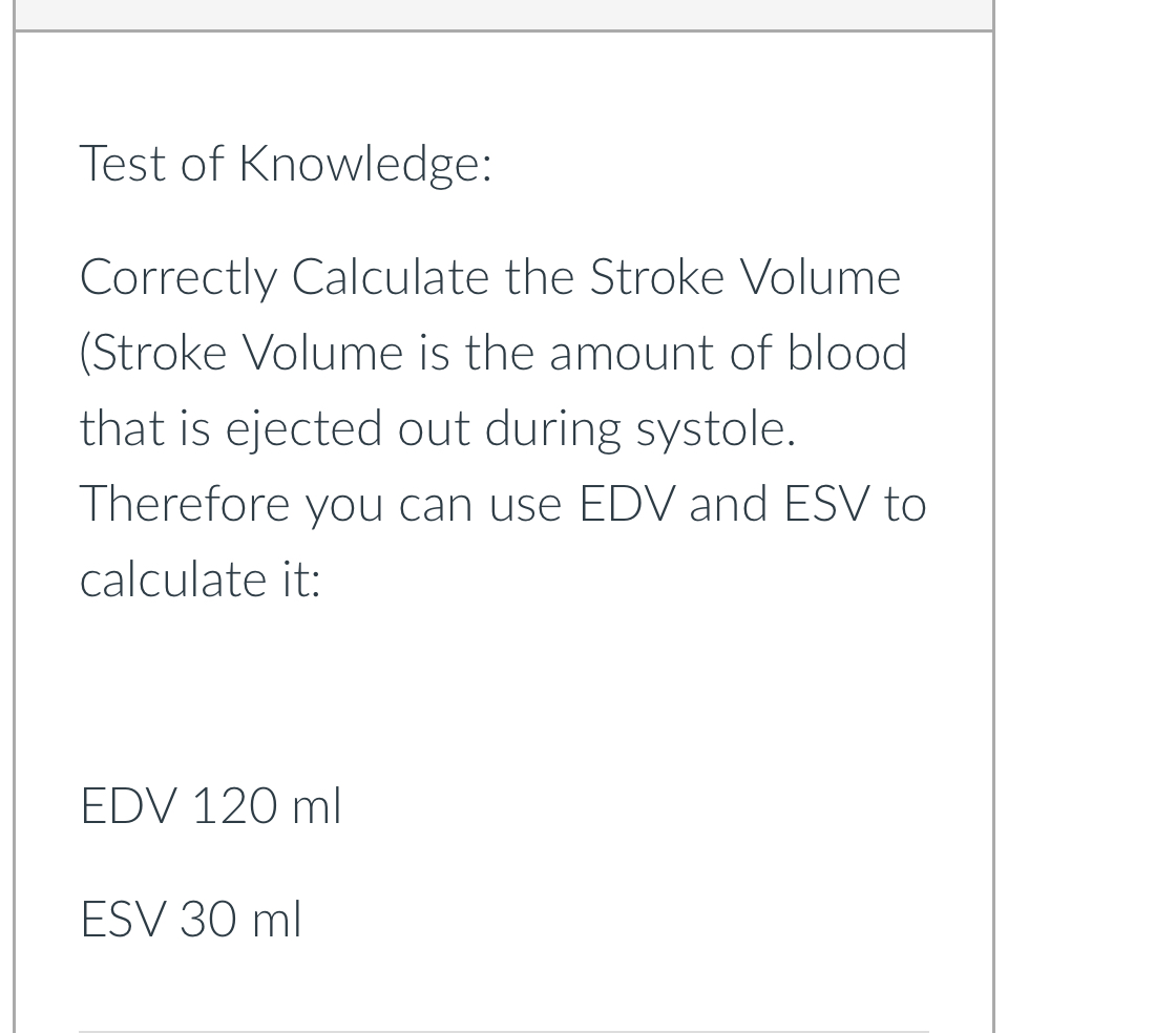 Solved Test of Knowledge:Correctly Calculate the Stroke | Chegg.com