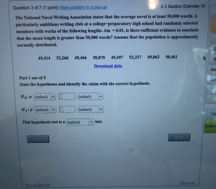 Solved Question 3 of 7 (1 point) View problem in a pop-up! | Chegg.com