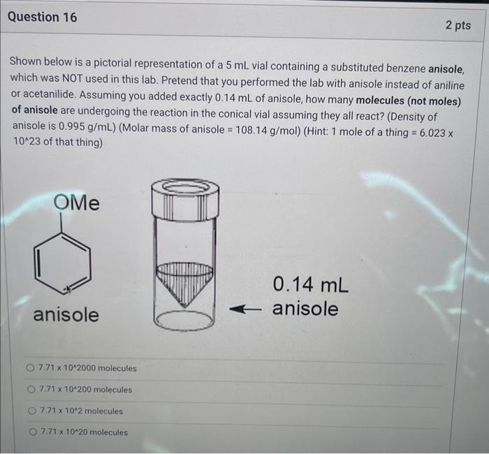 Solved Shown below is a pictorial representation of a 5 mL | Chegg.com