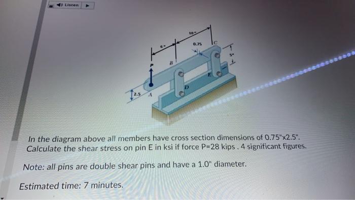 Solved Listen 0.75 In the diagram above all members have | Chegg.com