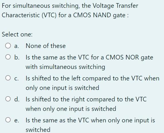 Solved What is the propagation delay for a rising edge in | Chegg.com