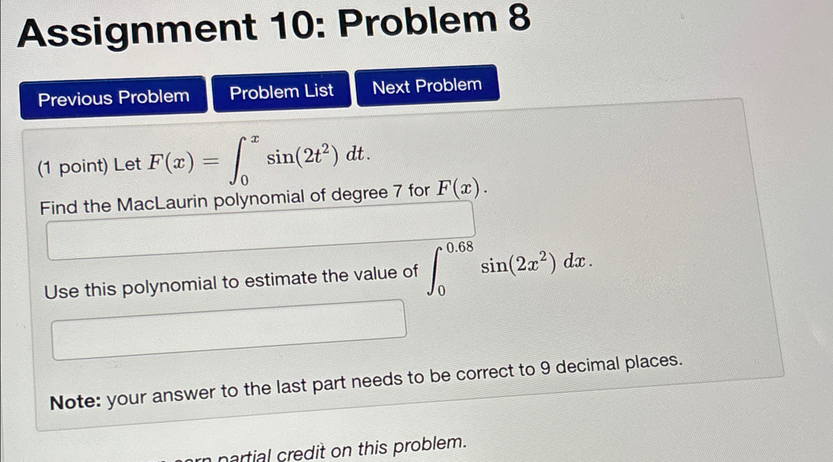 Solved Assignment 10 Problem 81 ﻿point ﻿let 
