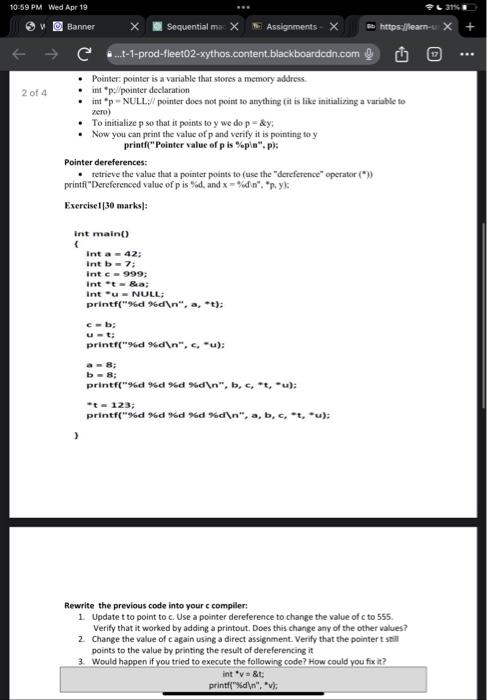 Solved In this lab, you will leam how to declare and | Chegg.com