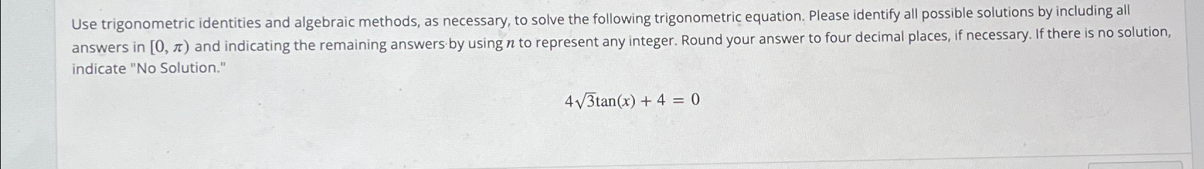 Solved Use trigonometric identities and algebraic methods, | Chegg.com