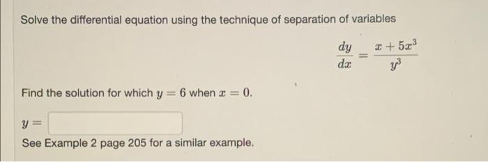 Solved Solve the differential equation using the technique | Chegg.com