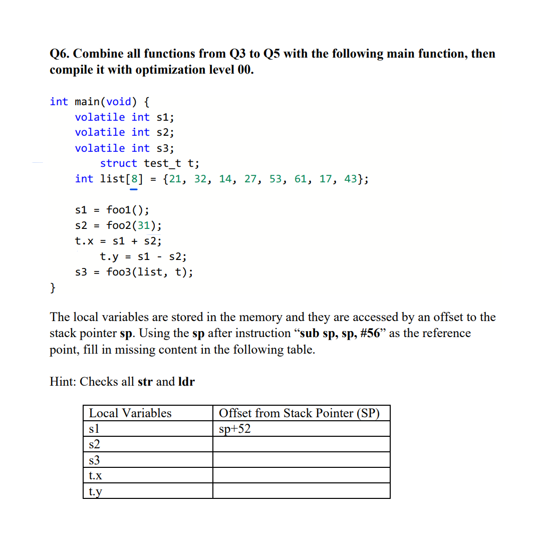 Solved Combine all functions from Q3 ﻿to Q5 ﻿with the | Chegg.com