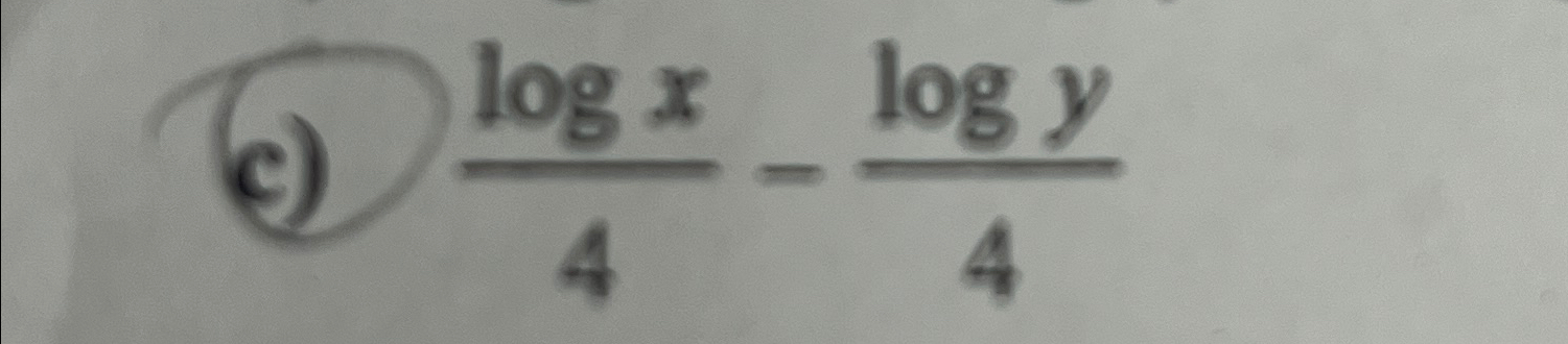 Solved Write as single logarithm in simplest form | Chegg.com