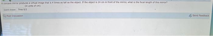 Convex Mirror If an object is lecated in region 3 , | Chegg.com