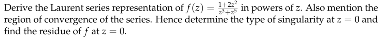 Solved I guess you have found the residue wrongly. The | Chegg.com