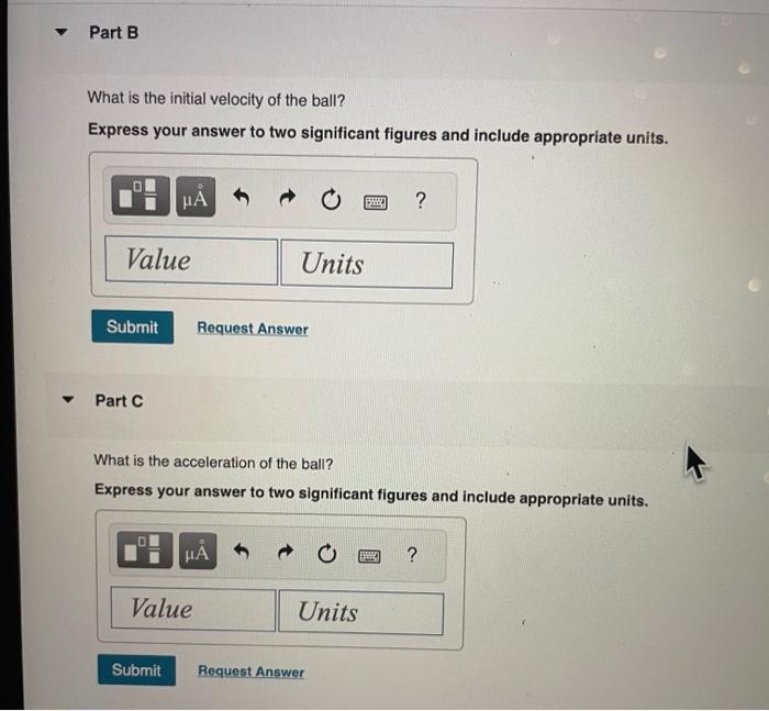 Solved The position of a ball as a function of time is given | Chegg.com