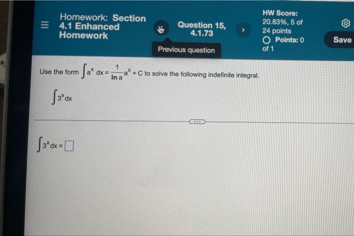 Solved Homework Section 4 1 Enhanced Homework Question