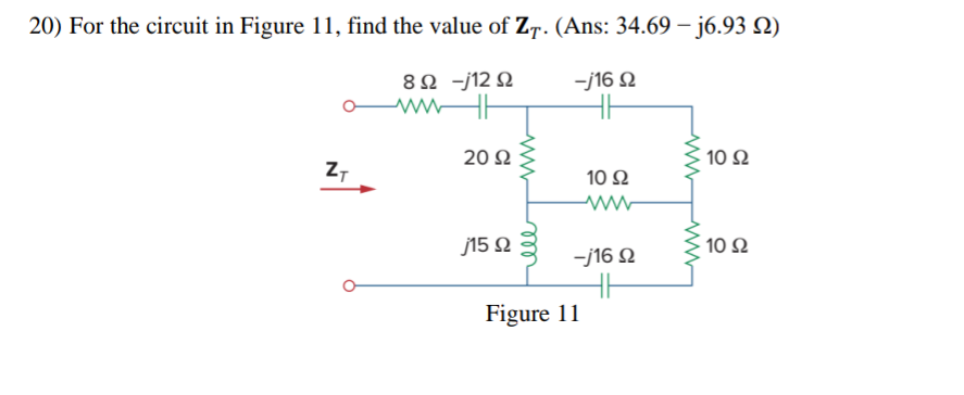 Solved For the circuit in Figure 11, ﻿find the value of | Chegg.com