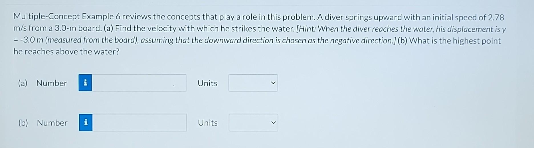 Solved Multiple-Concept Example 6 reviews the concepts that | Chegg.com