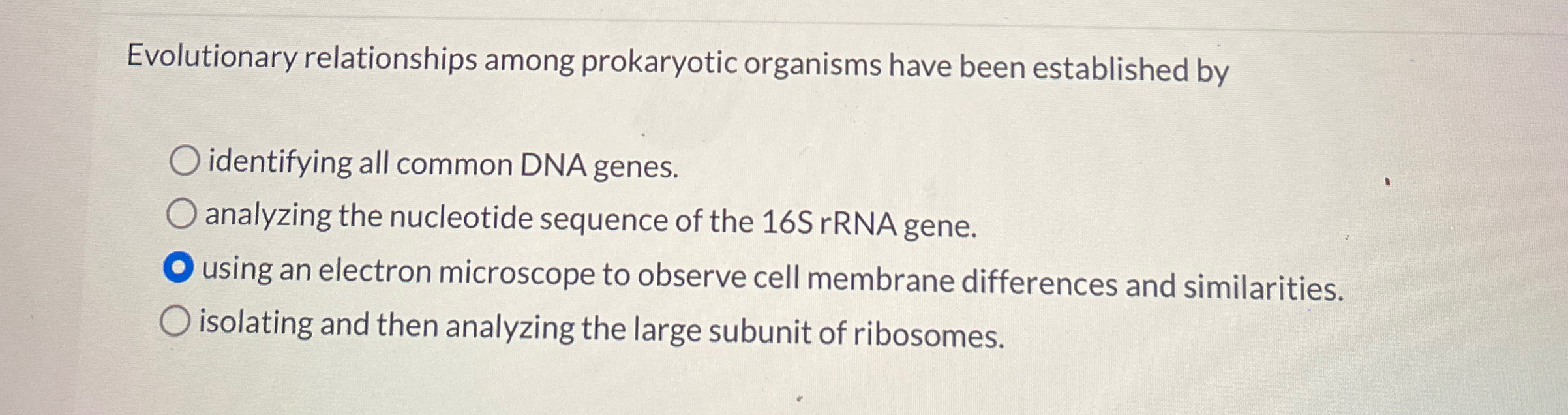 Solved Evolutionary relationships among prokaryotic | Chegg.com