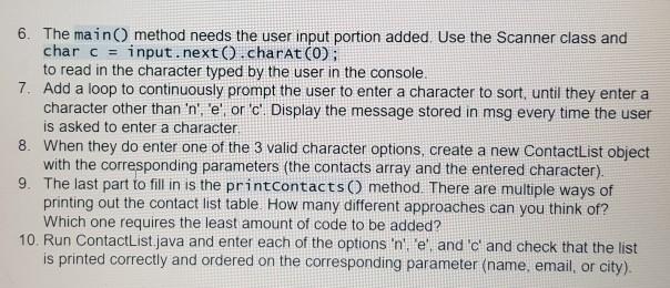 Solved Exercise 2 - Ordering a contact list 1. Open Person | Chegg.com