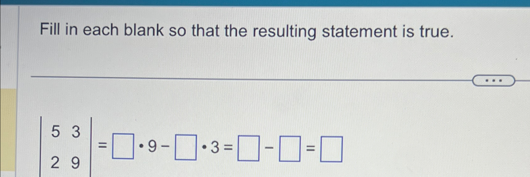 Solved Fill in each blank so that the resulting statement is | Chegg.com