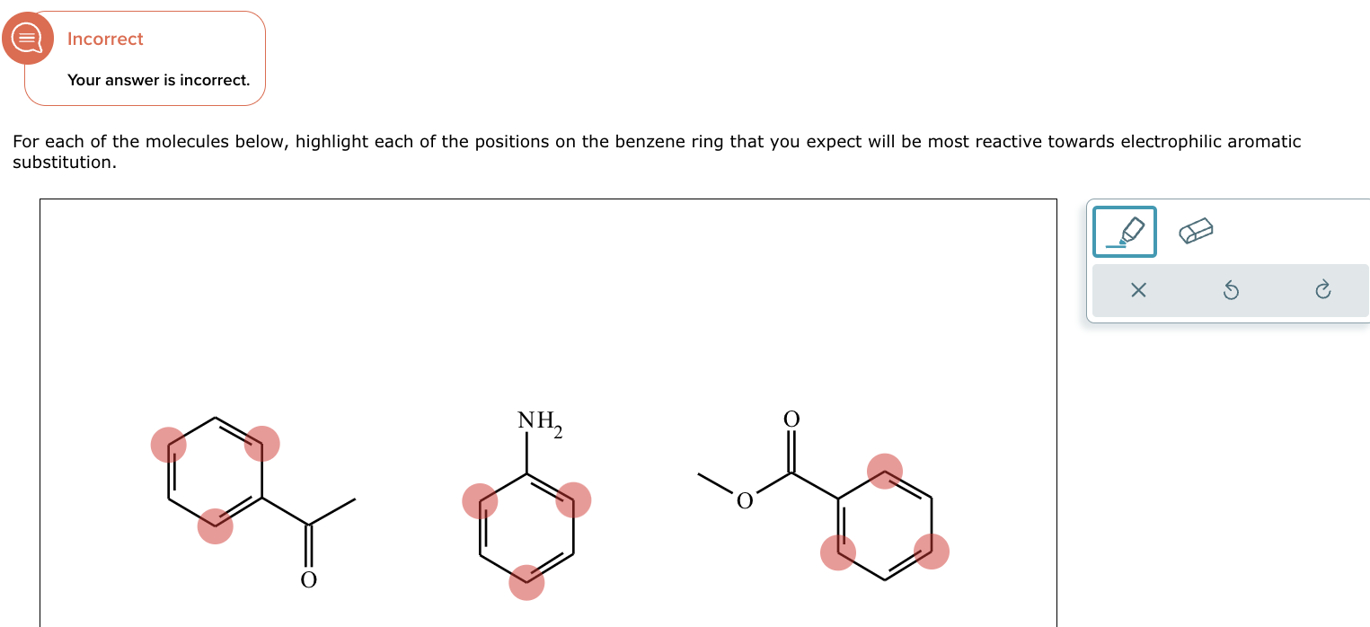 Solved For each of the molecules below, highlight each of | Chegg.com