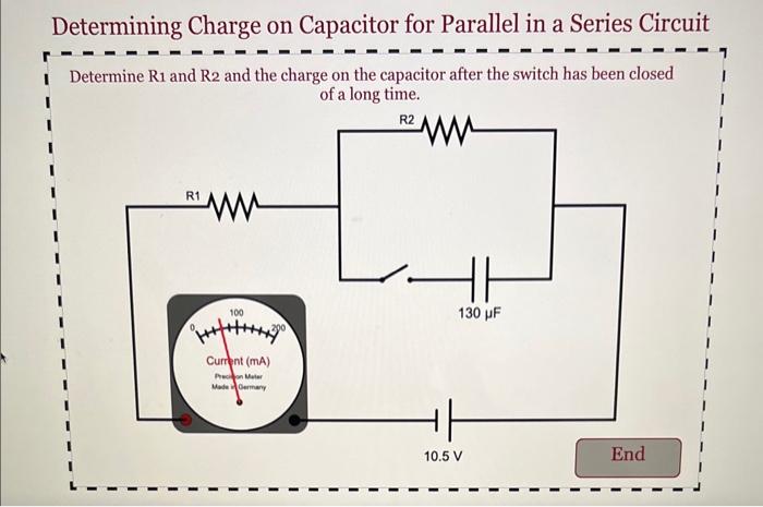 Determining Charge on Capacitor for Parallel in a | Chegg.com