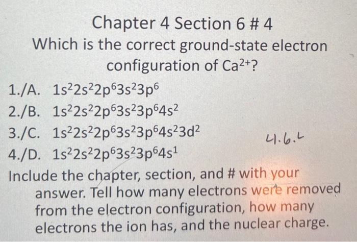 Solved Chapter 4 Section 6 # 4 Which is the correct | Chegg.com