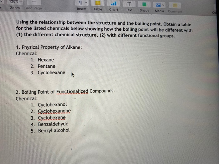 Solved 125% T EN Zoom Add Page Insert Table Chart Text Shape | Chegg.com