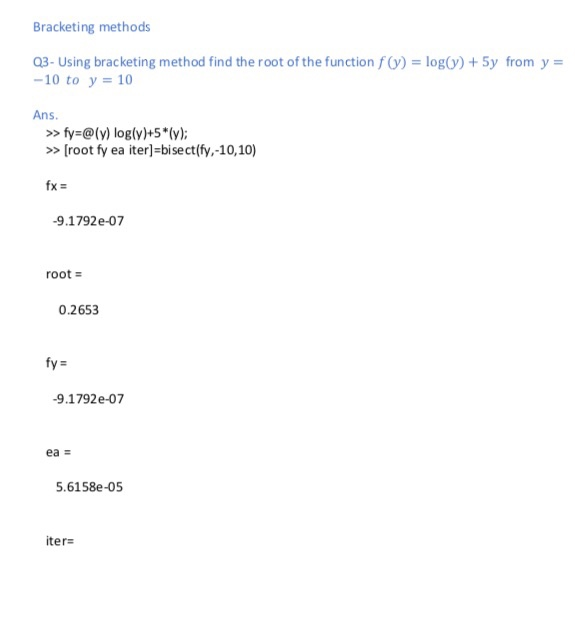 Solved LAB2 Finding roots of functions by using bracketing | Chegg.com