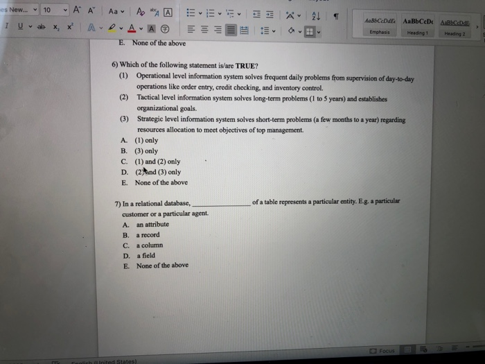 Solved Section A - Multiple Choice (10 marks) 1) The main | Chegg.com