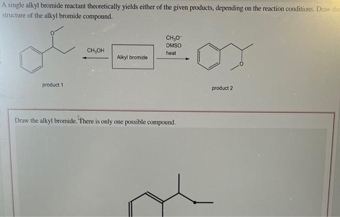 Solved single alkyl bromide reactant theoretically yields | Chegg.com