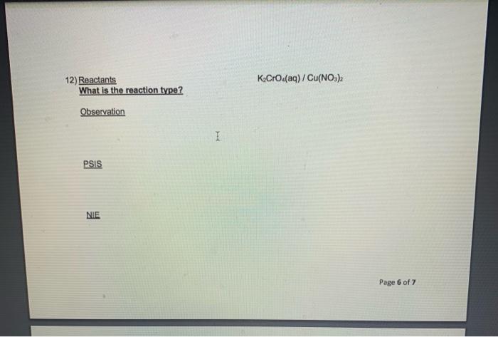 Solved B) identify the PSIS for each reactant, then C) use | Chegg.com