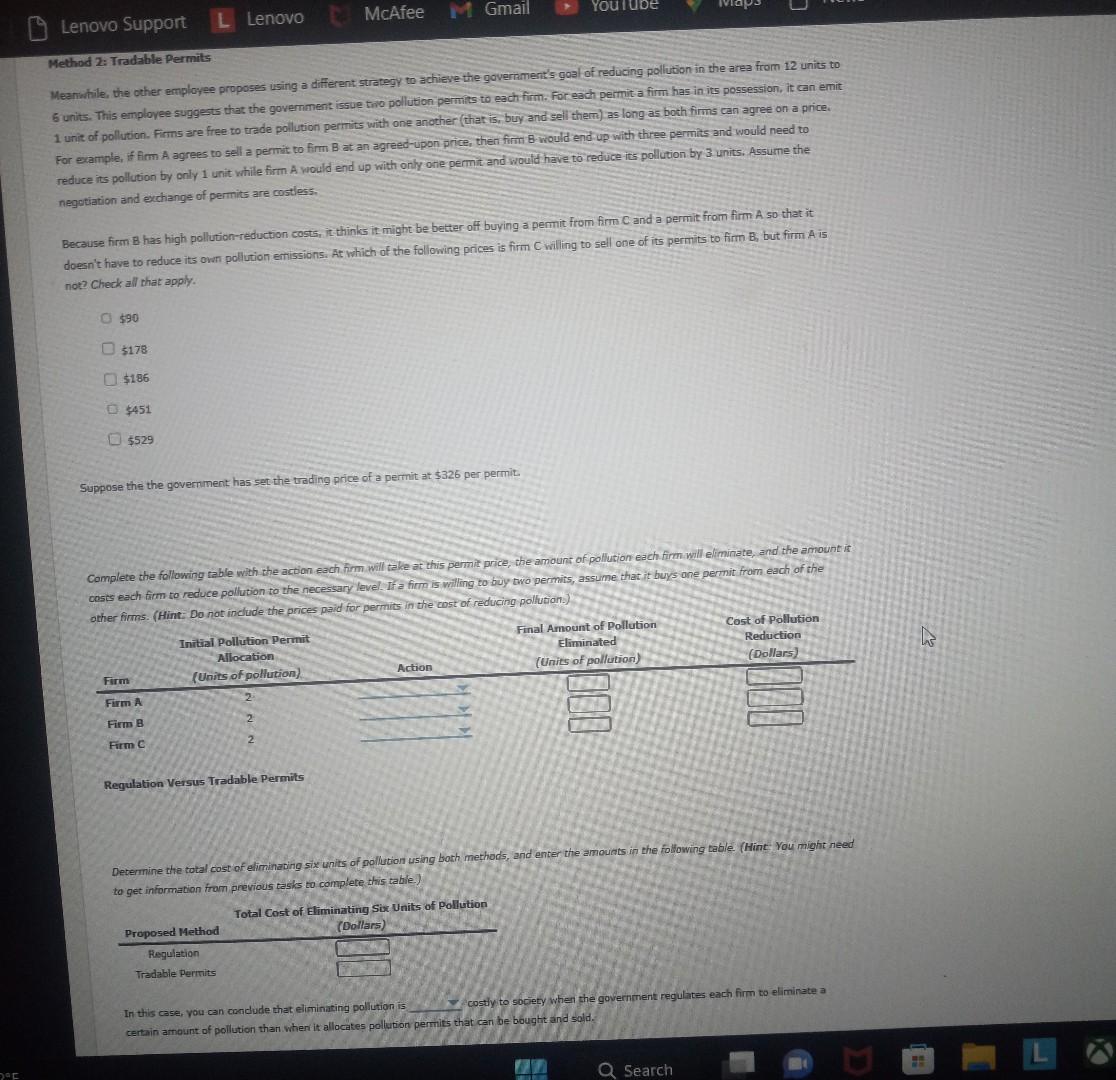 Solved 5. Correcting for negative externalities - Regulation | Chegg.com