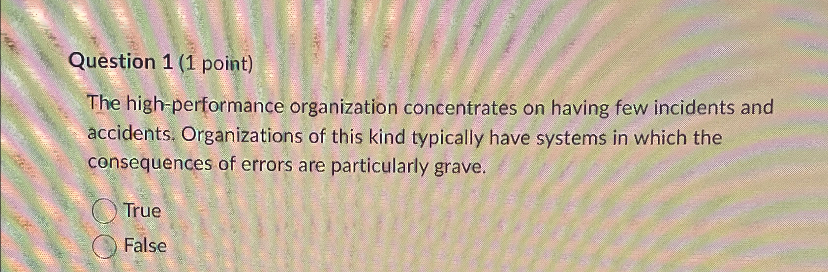 Solved Question 1 (1 ﻿point)The high-performance | Chegg.com