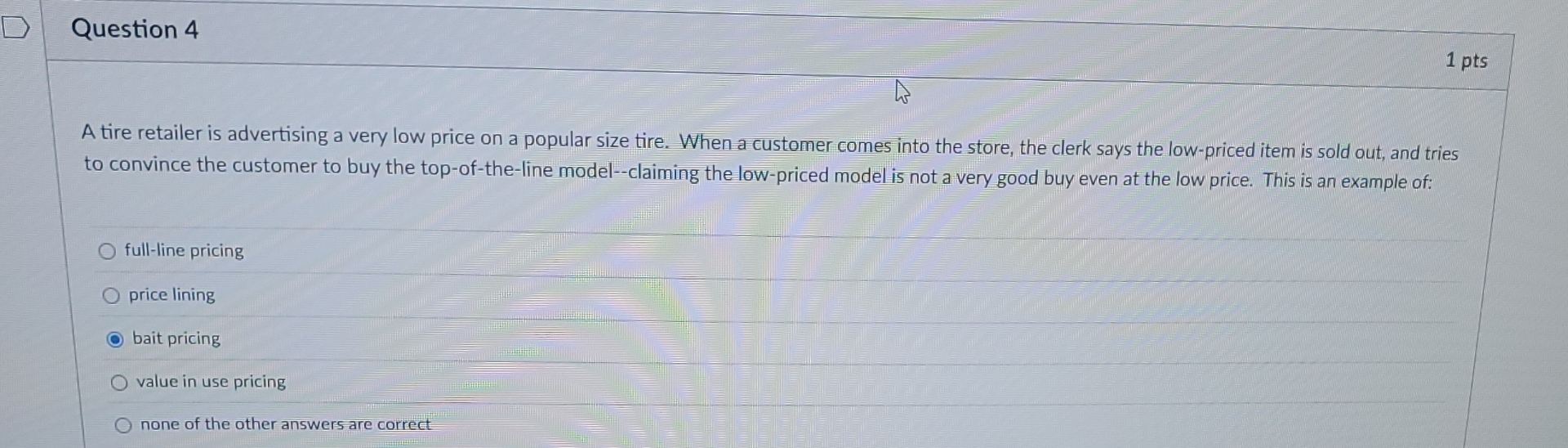 Solved Question 41 ﻿ptsA tire retailer is advertising a very | Chegg.com