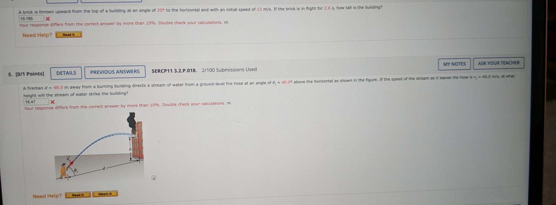 Solved x Your response differs from the correct answer by | Chegg.com