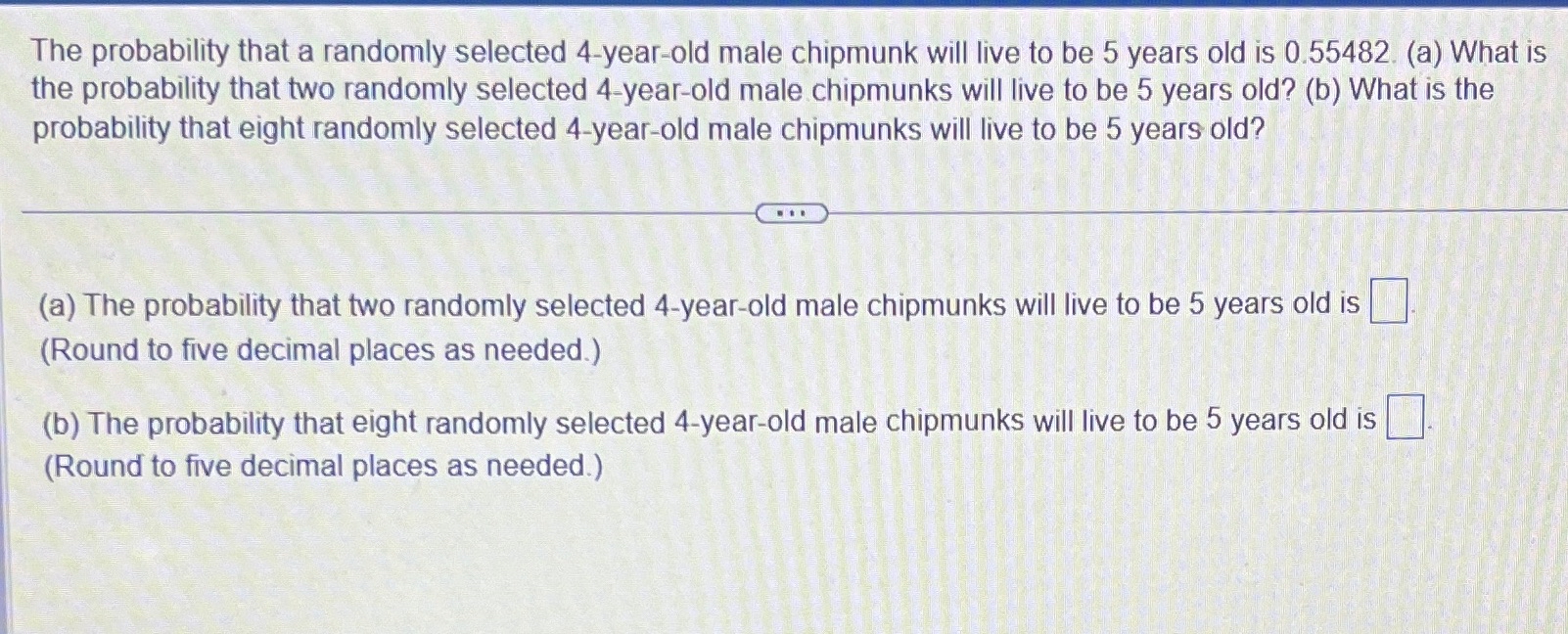 Solved The probability that a randomly selected 4 -year-old | Chegg.com