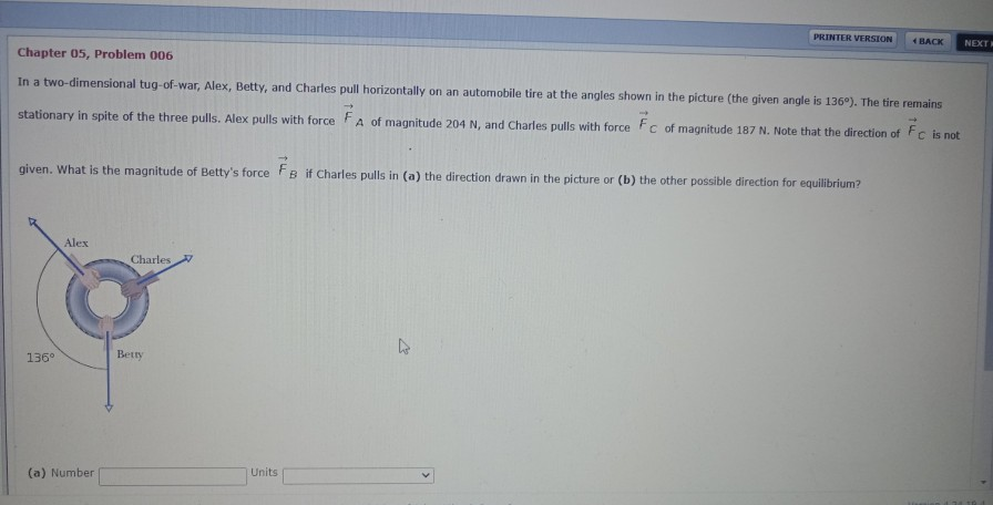 Solved PRINTER VERSION 4 BACK NEXT Chapter 05, Problem 006 | Chegg.com