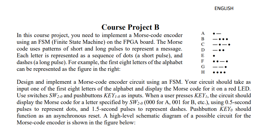 Course Project BIn this course project, you need to | Chegg.com