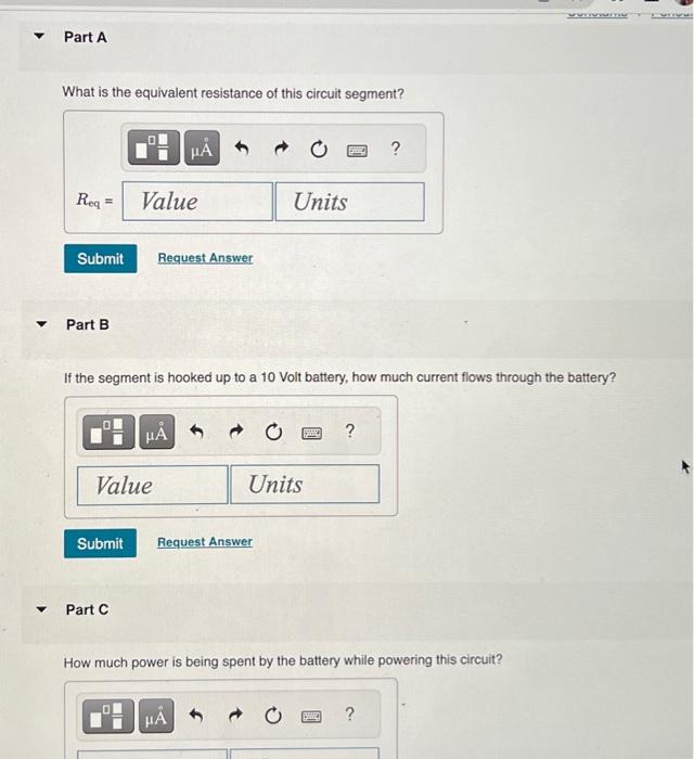 Solved In the circuit segment shown here, each resistor has | Chegg.com