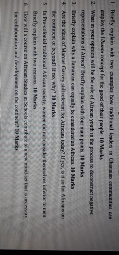 1. Briefly explain with two examples how traditional | Chegg.com