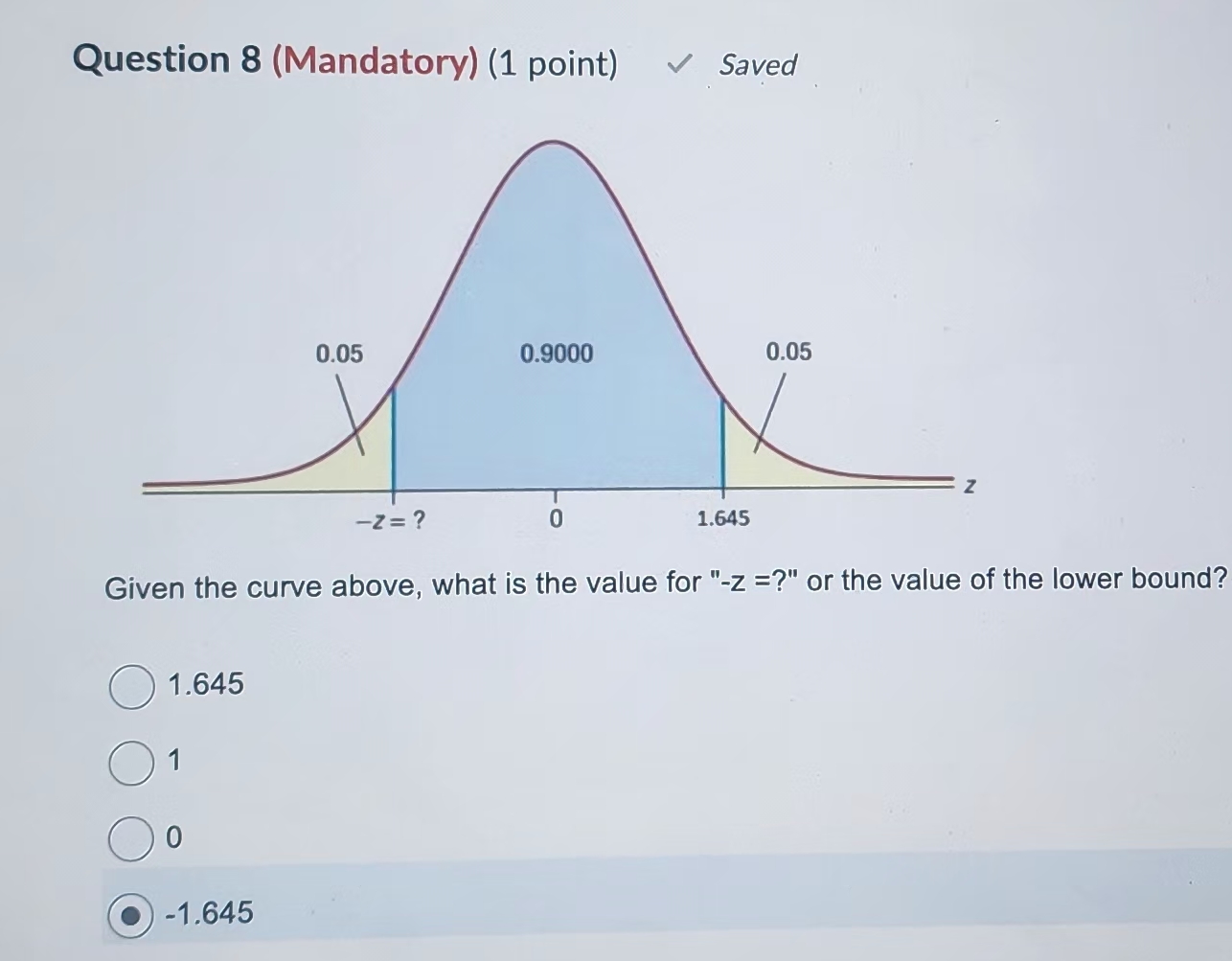 Solved Question 8 (Mandatory) (1 ﻿point) ﻿SavedGiven the | Chegg.com