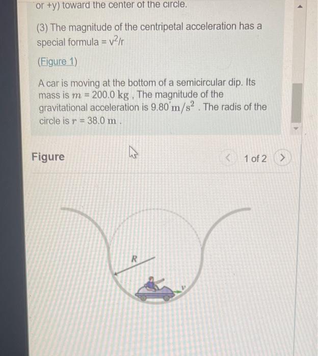 Solved or +y ) toward the center of the circle. (3) The | Chegg.com