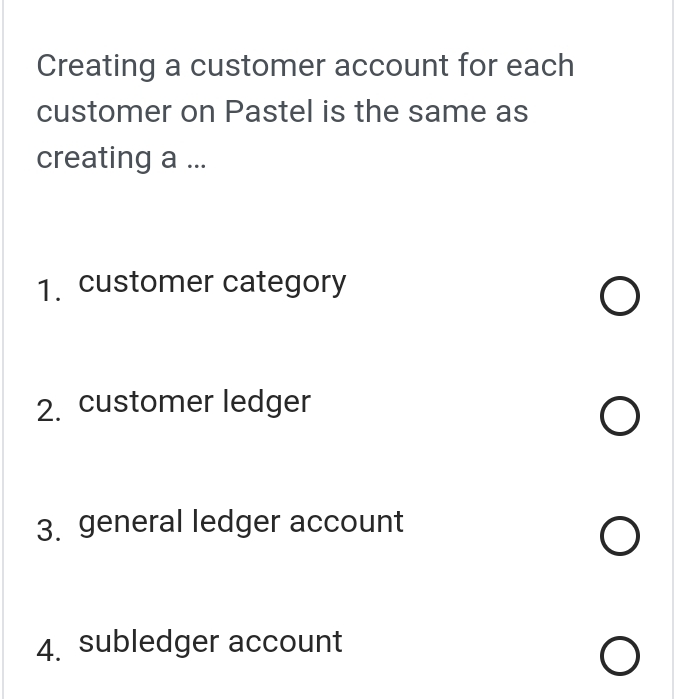 Solved Creating a customer account for each customer on | Chegg.com