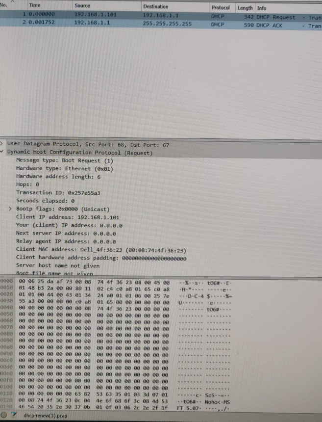 Solved Expand the Bootstrap Protocol section of the DHCP | Chegg.com