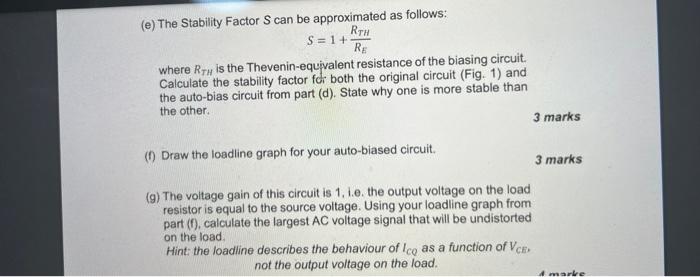 The circuit in Figure 1 is a single-stace transistor | Chegg.com