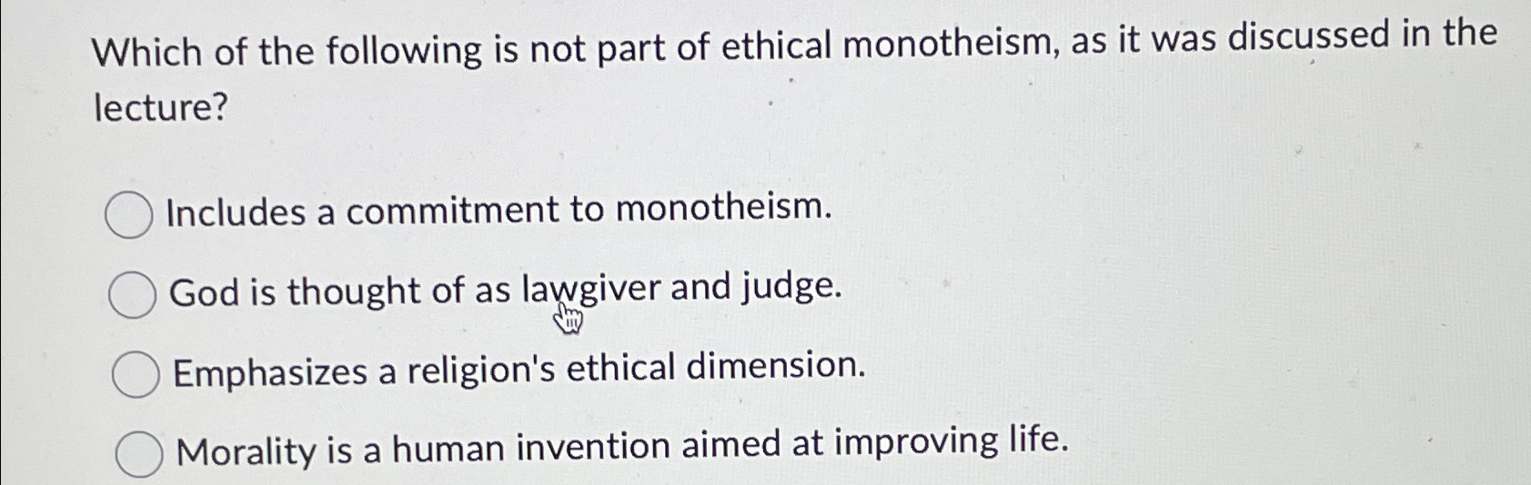 Solved Which of the following is not part of ethical | Chegg.com