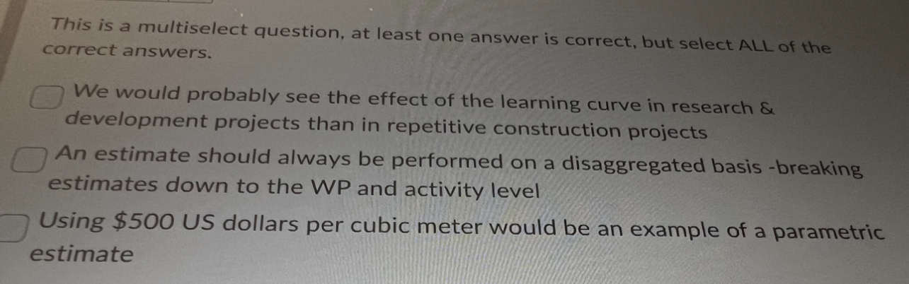 Solved This is a multiselect question, at least one answer | Chegg.com