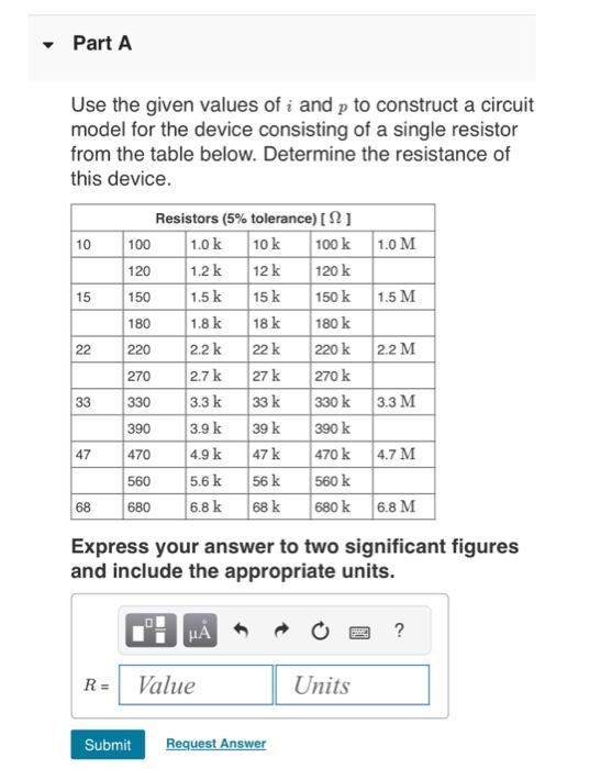 Solved FasmeA variety of current source values were applied | Chegg.com