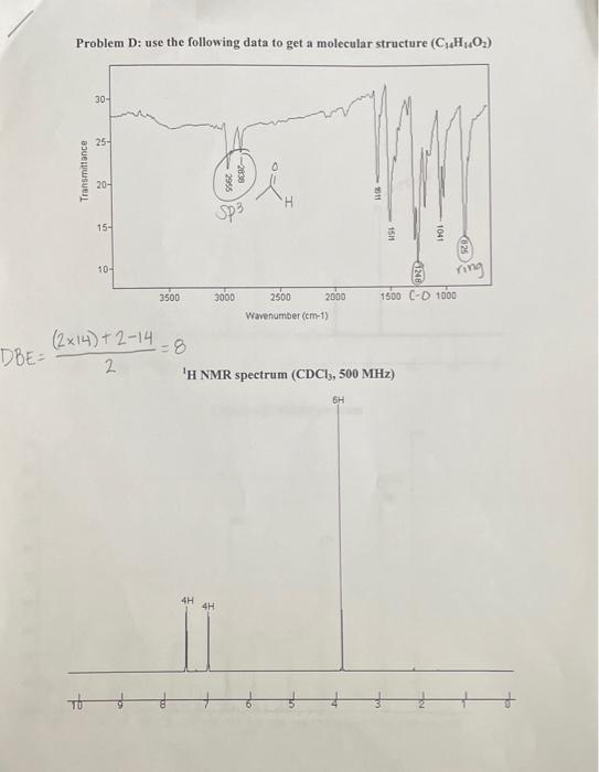 Solved I need help with instructions on the HNMR, CNMR, and | Chegg.com