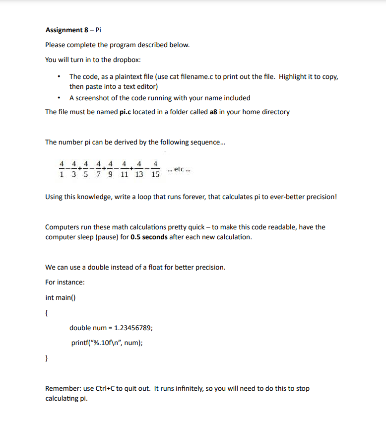 Solved Assignment 8-ΠPlease complete the program described | Chegg.com