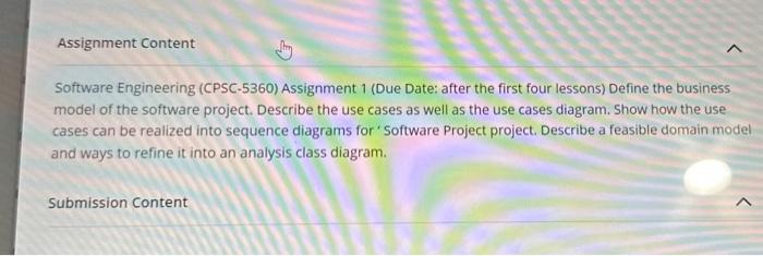 Solved Software Engineering Cpsc 5360 Assignment 1 Due 3737