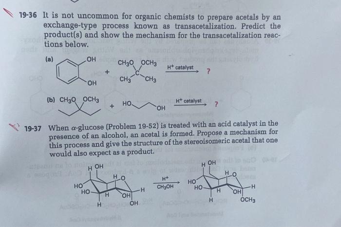 Solved -36 It is not uncommon for organic chemists to | Chegg.com