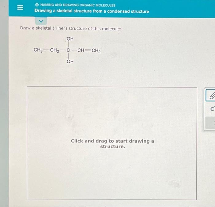 Solved = NAMING AND DRAWING ORGANIC MOLECULES Drawing a | Chegg.com